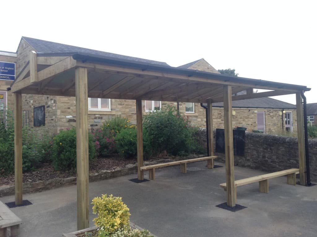 Free Standing Timber Canopy – Streetscape Products & Services