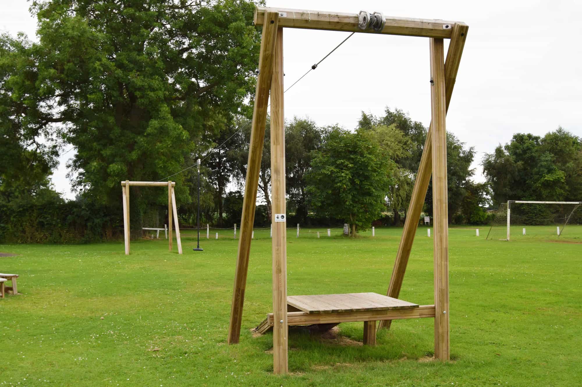 Aerial Runway – Timber – Streetscape Products & Services