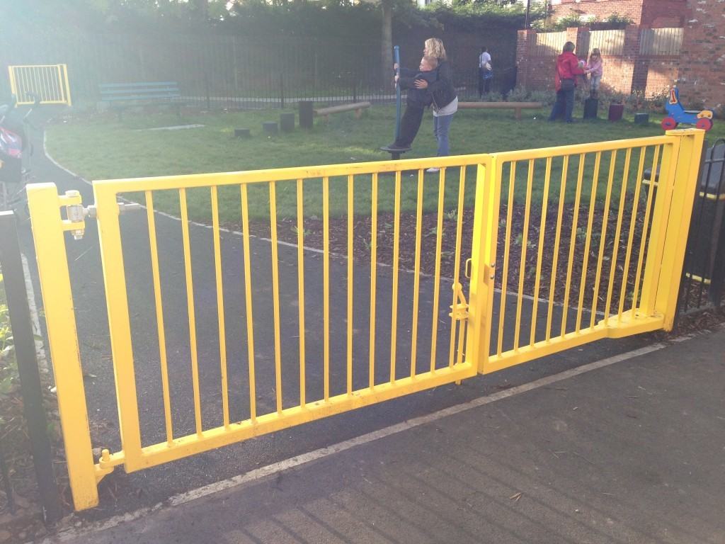 Pedestrian/Vehicular Maintenance Gate – Streetscape Products & Services